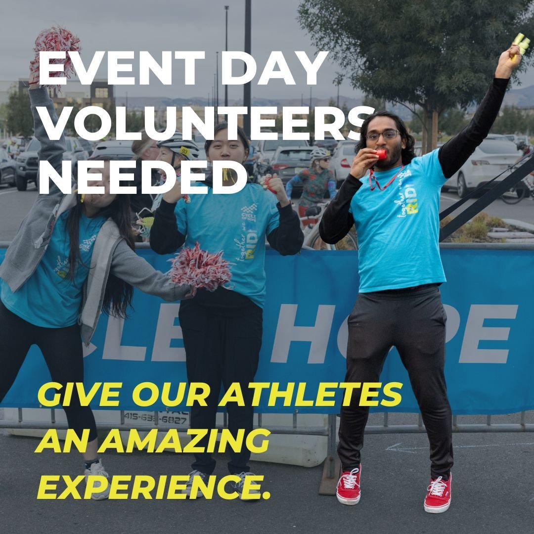 3 Top Ways to Volunteer at Cycle of Hope